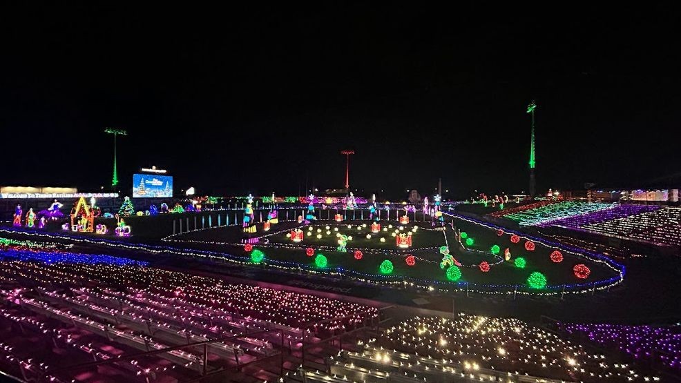 See inside the holiday light display at Fox Cities Stadium!