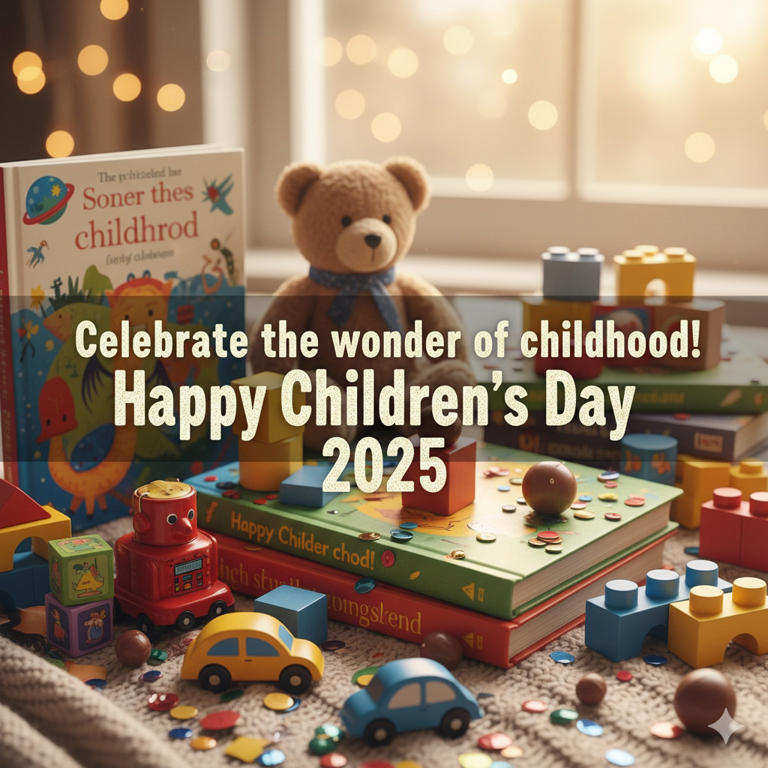 Happy Children's Day 2025: Discover 130+ wishes, cute images, GIFs ...