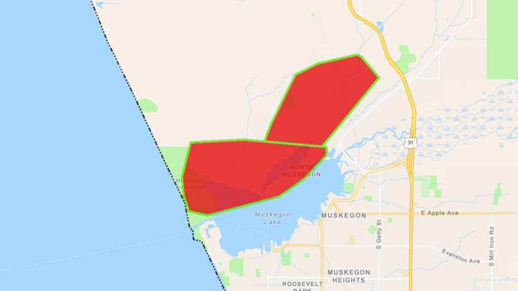 About 3,500 Consumers customers without power in North Muskegon due to ...