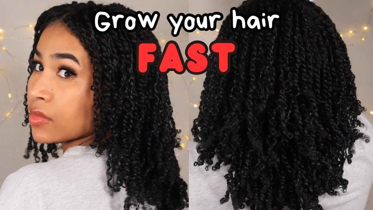 Mini Twists Tutorial: Boost Hair Growth Naturally
