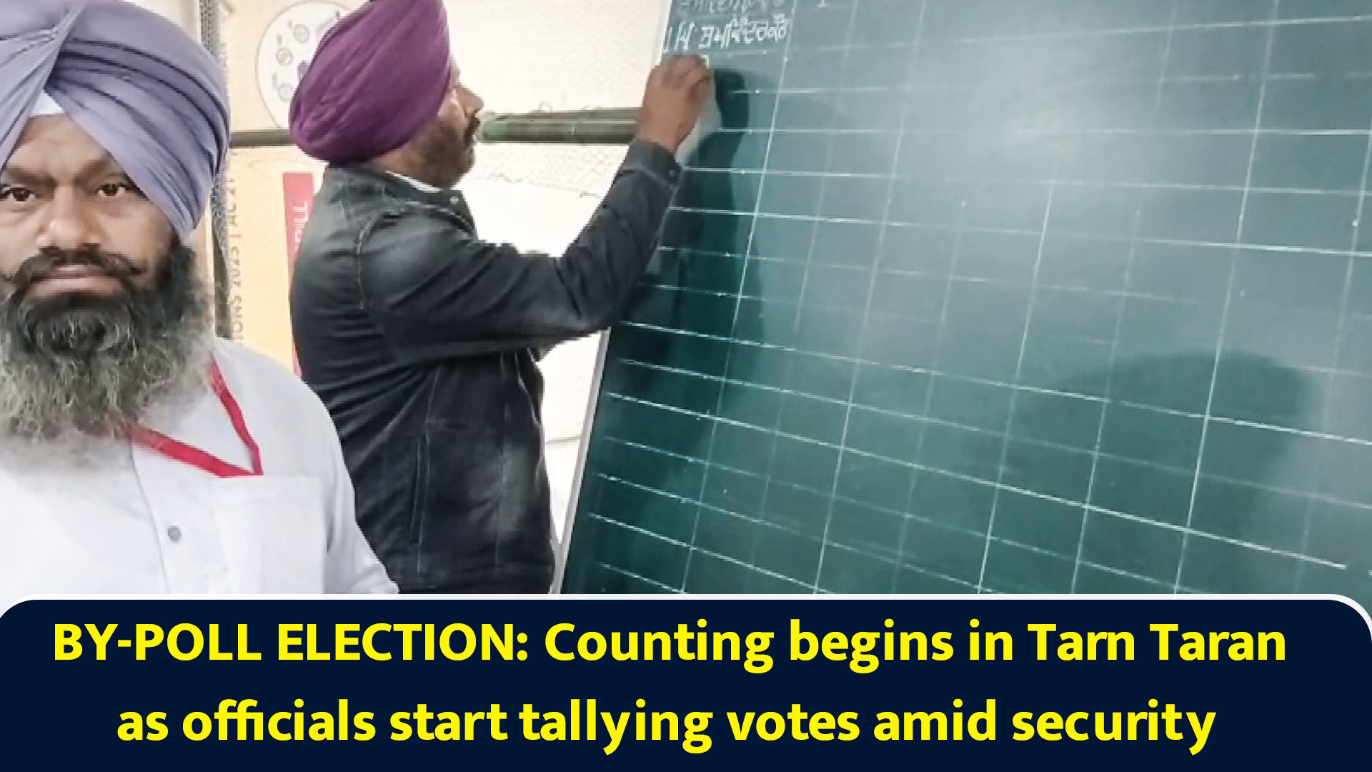 BY-POLL ELECTION: Counting begins in Tarn Taran as officials start ...