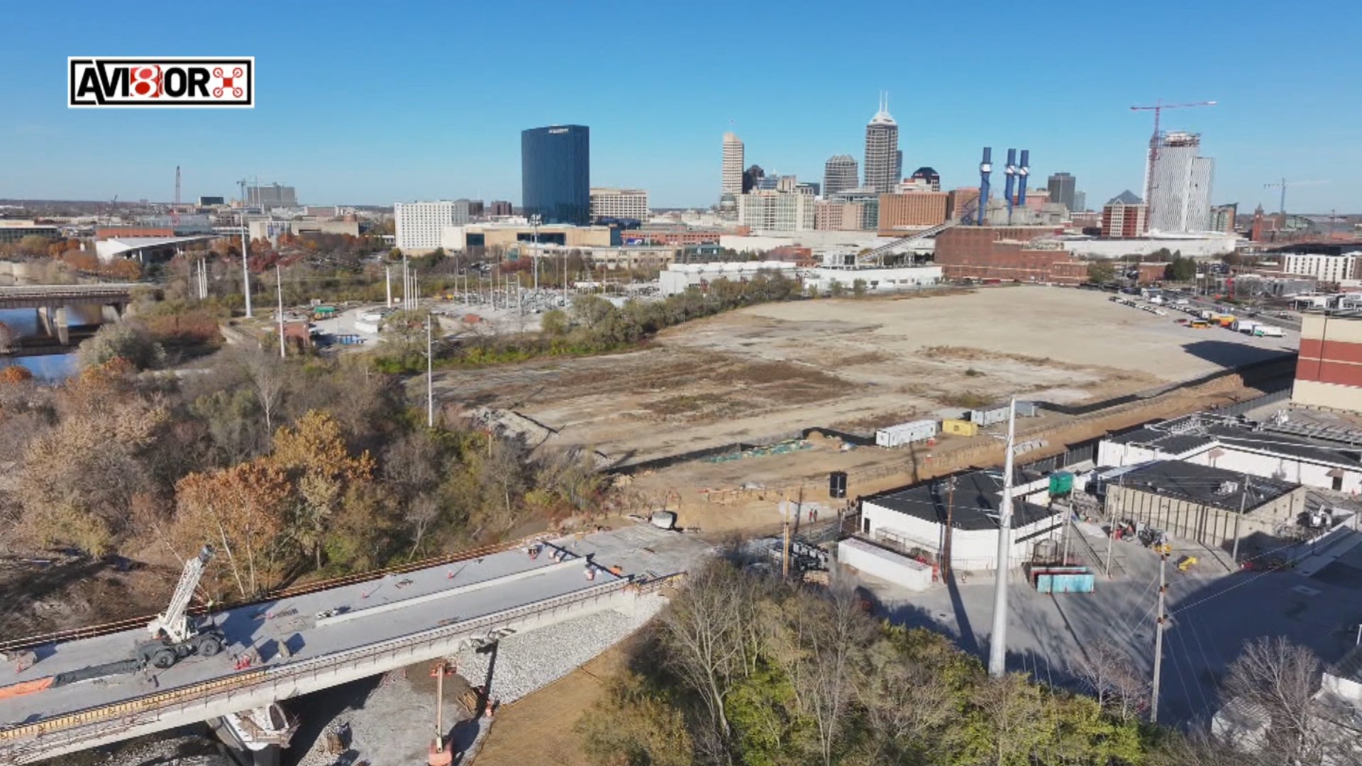 Remains' excavation completed at downtown Indianapolis bridge project