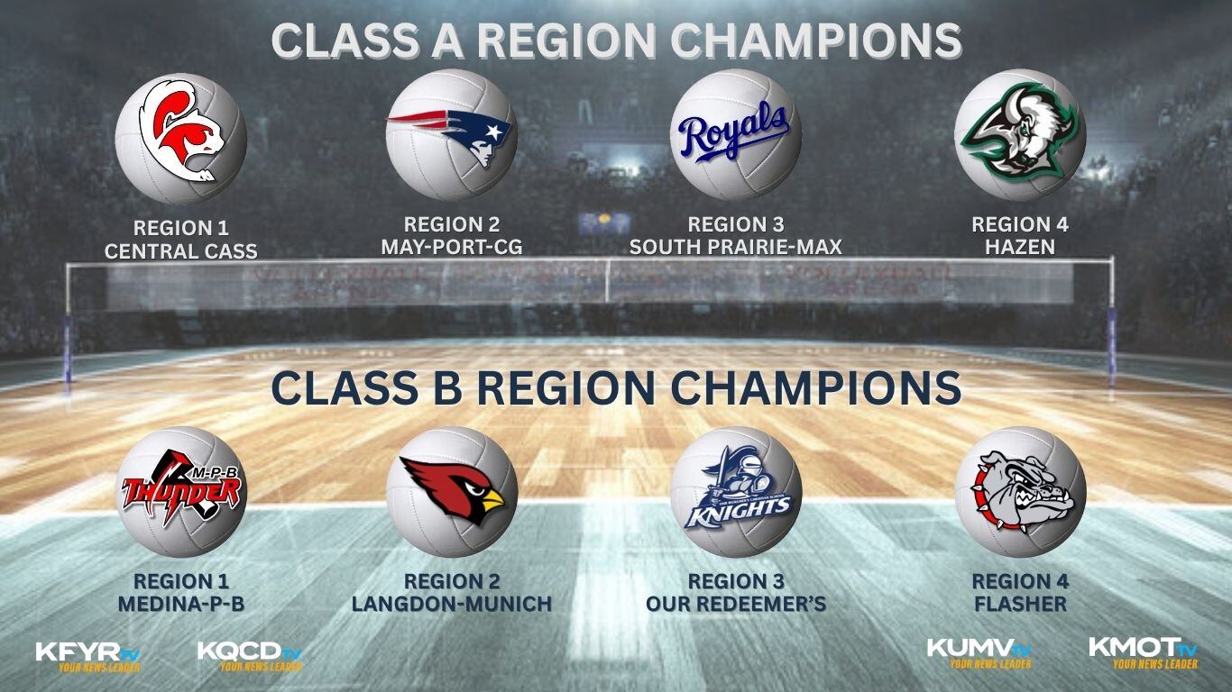 Region champions crowned in volleyball, and bound for state tournament