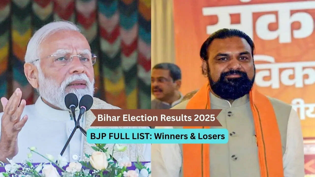 LIVE: Bihar election result 2025 BJP FULL LIST of winners, losers on ...