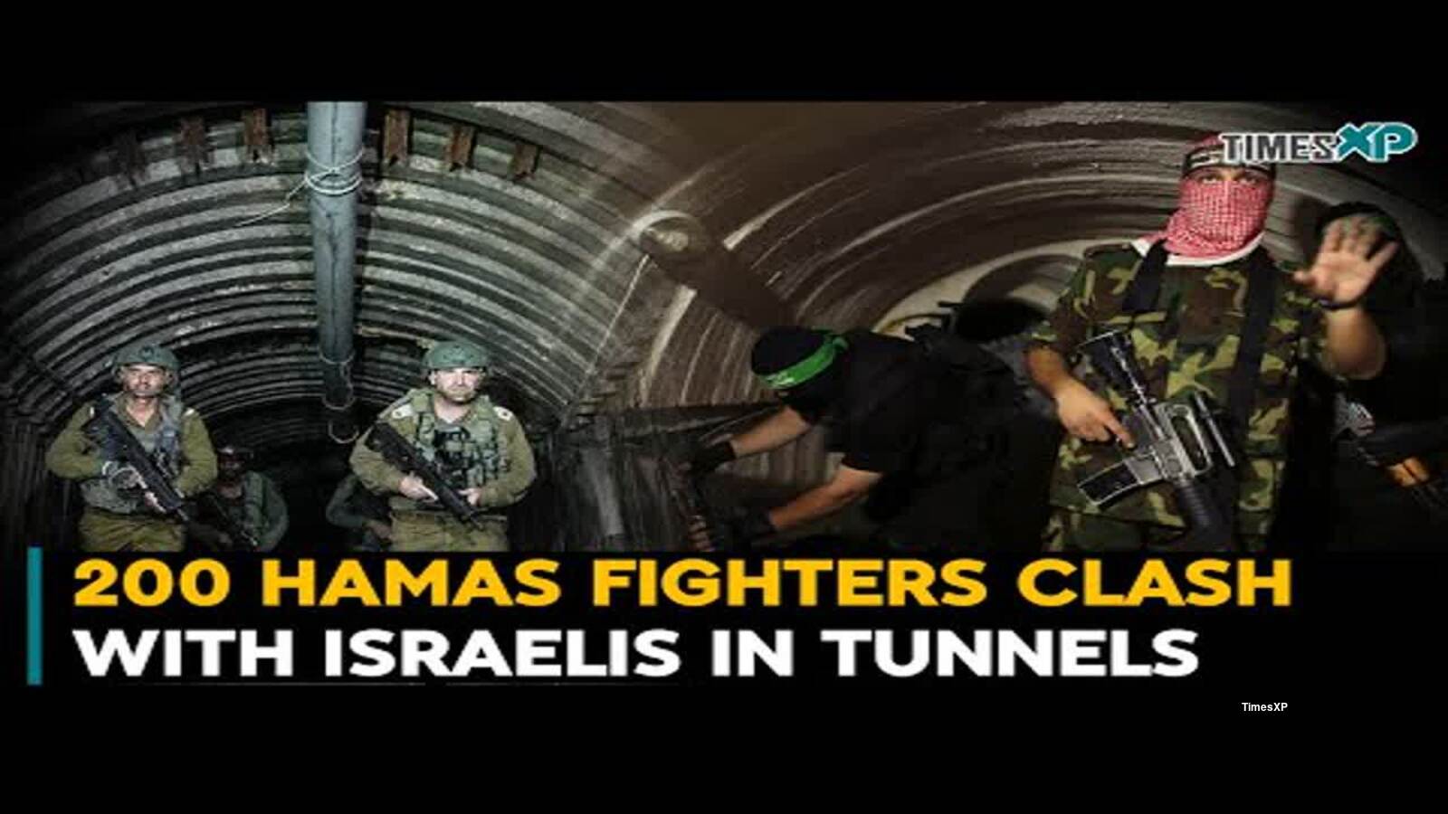 200+ Hamas Fighters Clash With Israelis In Tunnels| Israel-Hamas War