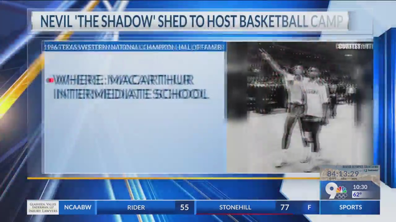 Nevil 'The Shadow' Shed to host youth bball camp