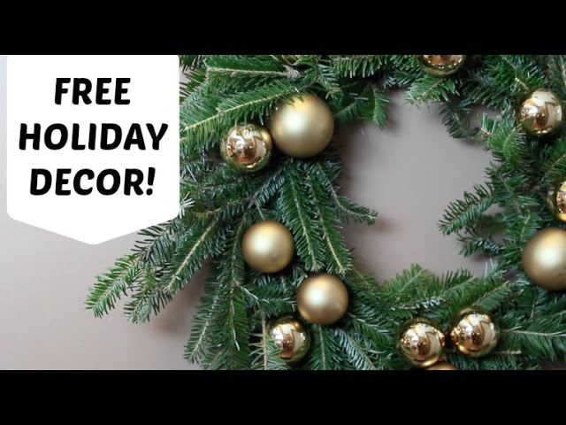 How I get free Christmas decor!