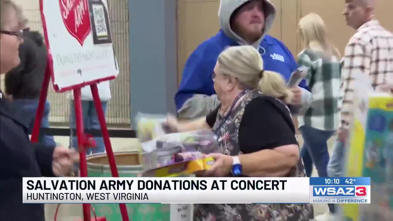Salvation Army receives holiday donations at concert