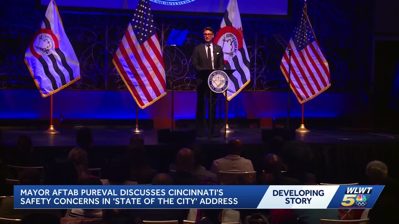 Cincinnati Mayor Aftab Pureval delivers 2025 State of City address