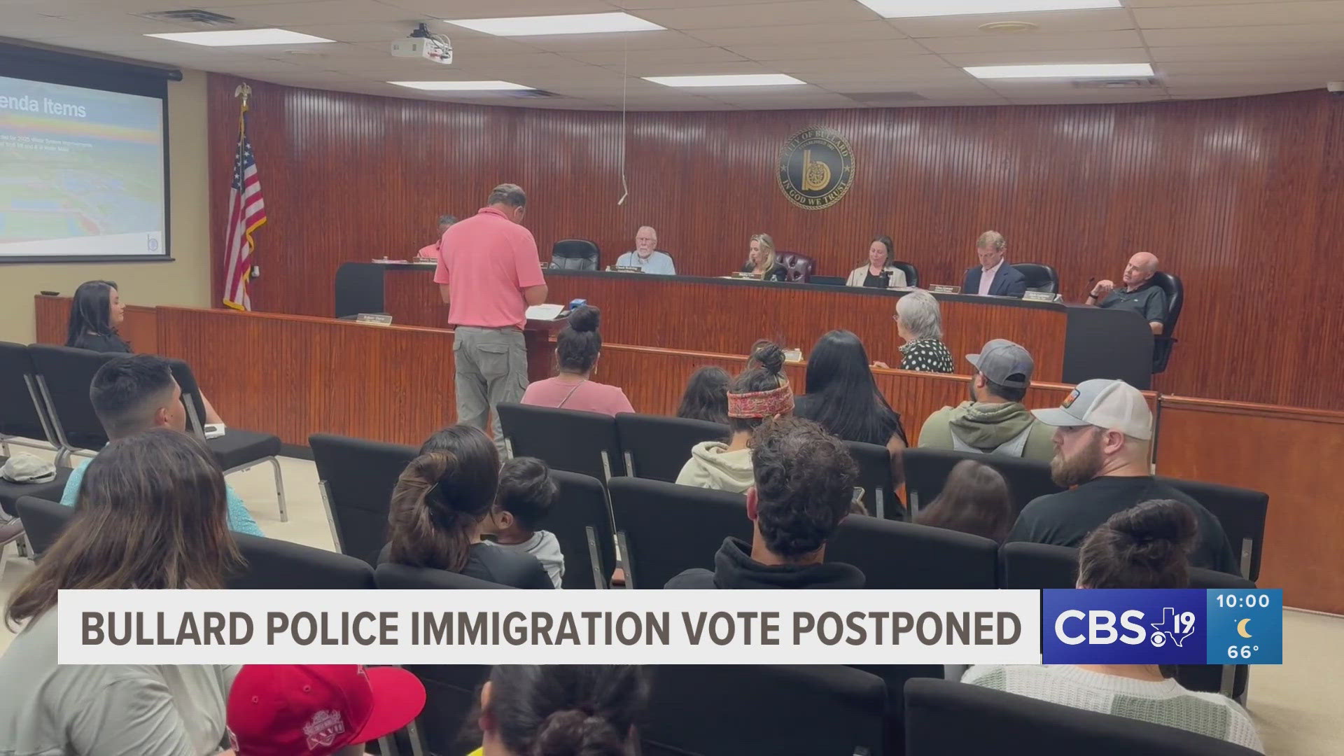 Bullard Police immigration vote postponed