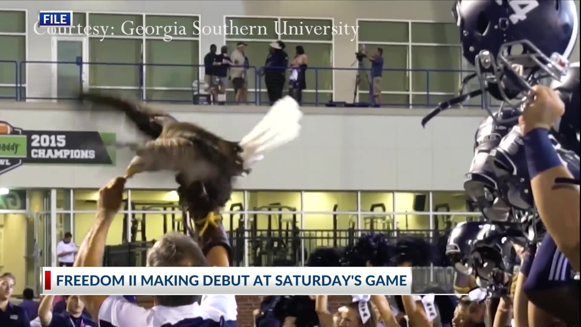 Georgia Southern to debut new mascot, Freedom II