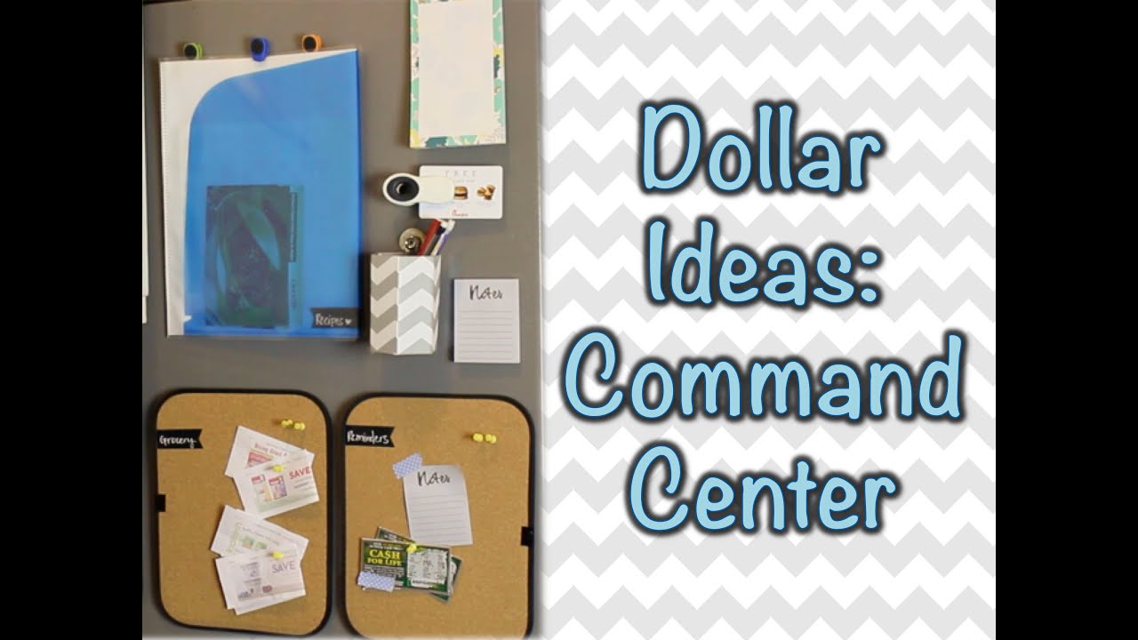 Dollar organizing | Fridge command center!