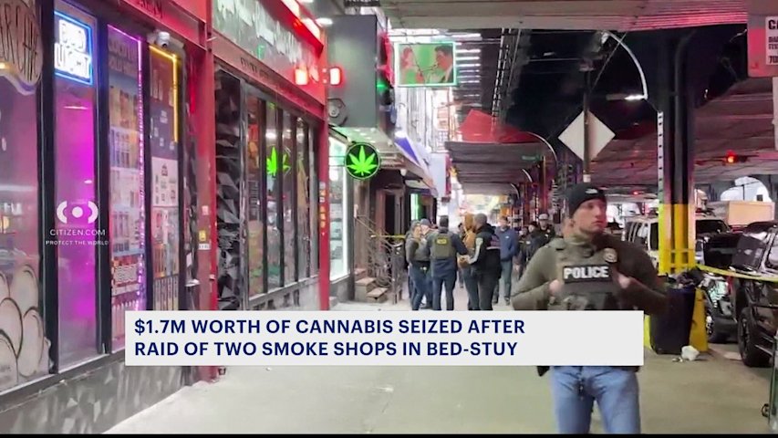 Authorities seize $1.7 million worth of cannabis products in Bed-Stuy