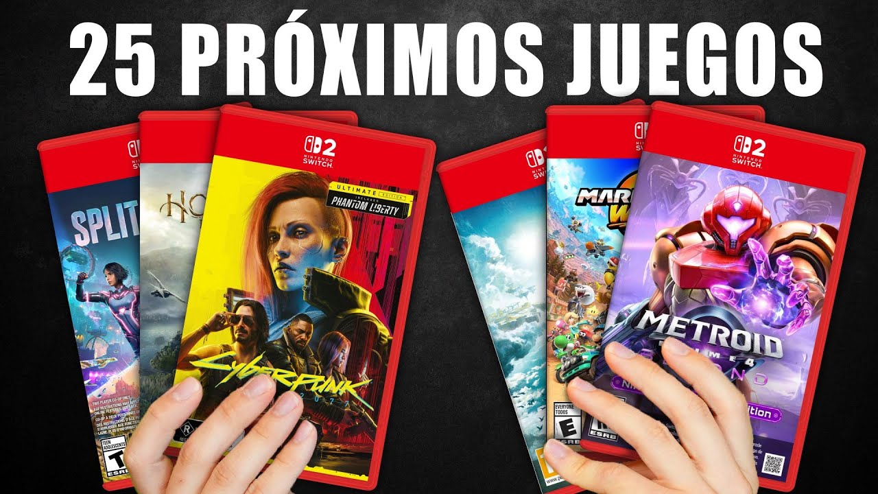 Los 25 primeros juegos confirmados para Nintendo Switch 2