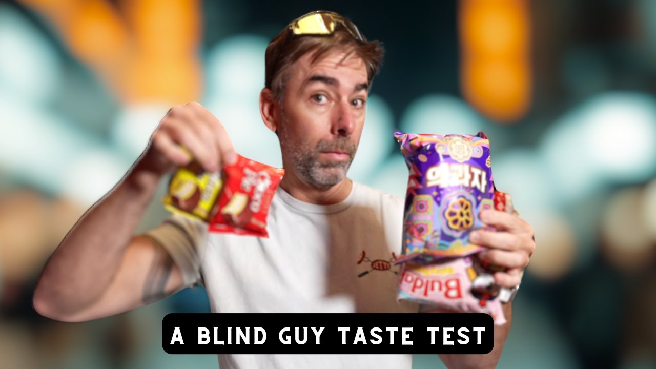 Can you taste what you can't see? - A blind guy unboxing and taste test
