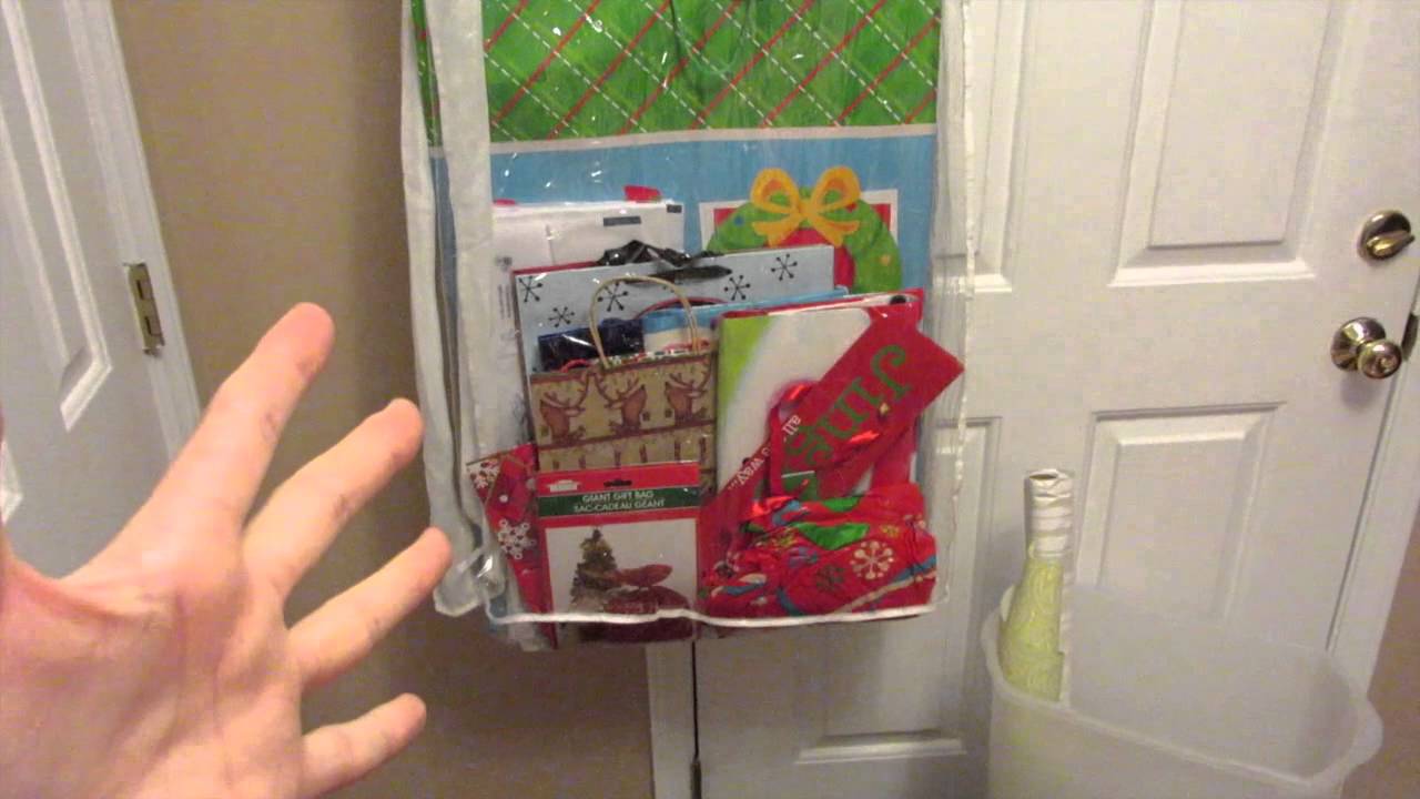 Budget wrapping paper organization!