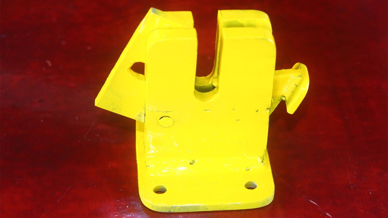 Self-locking door latch, detailed size automatic door latch