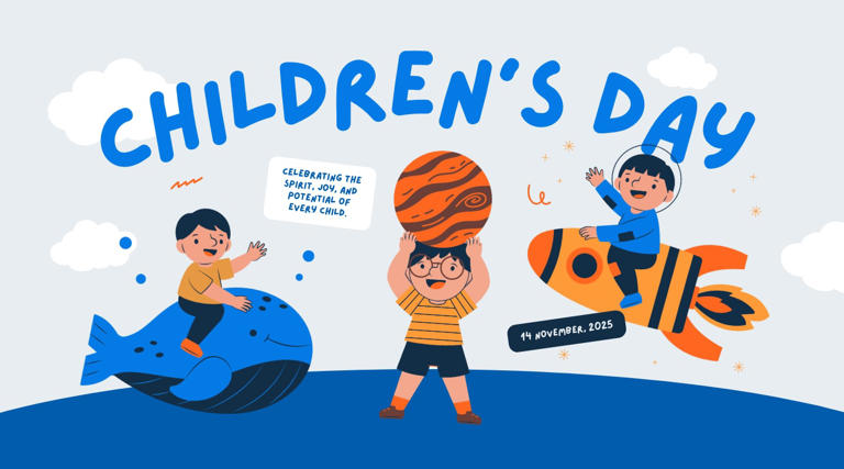 Happy Children's Day 2025: Discover 130+ wishes, cute images, GIFs ...