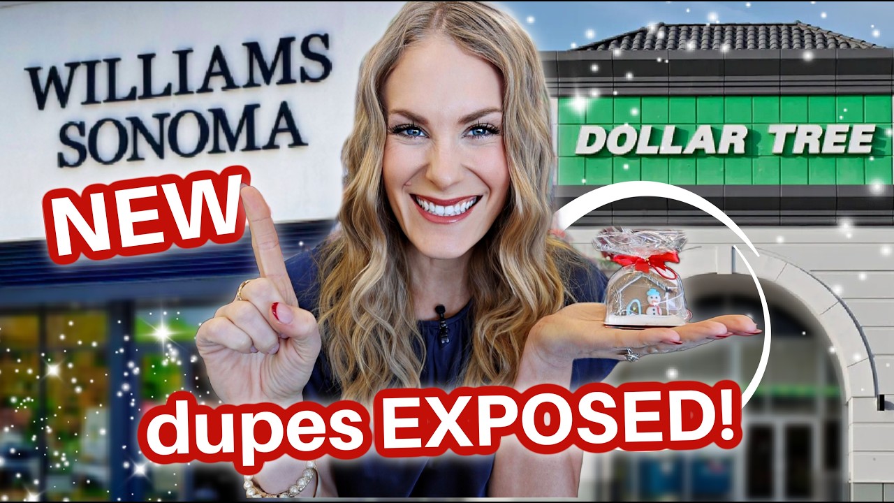 Just dropped! Real Dollar Tree Williams Sonoma dupes!