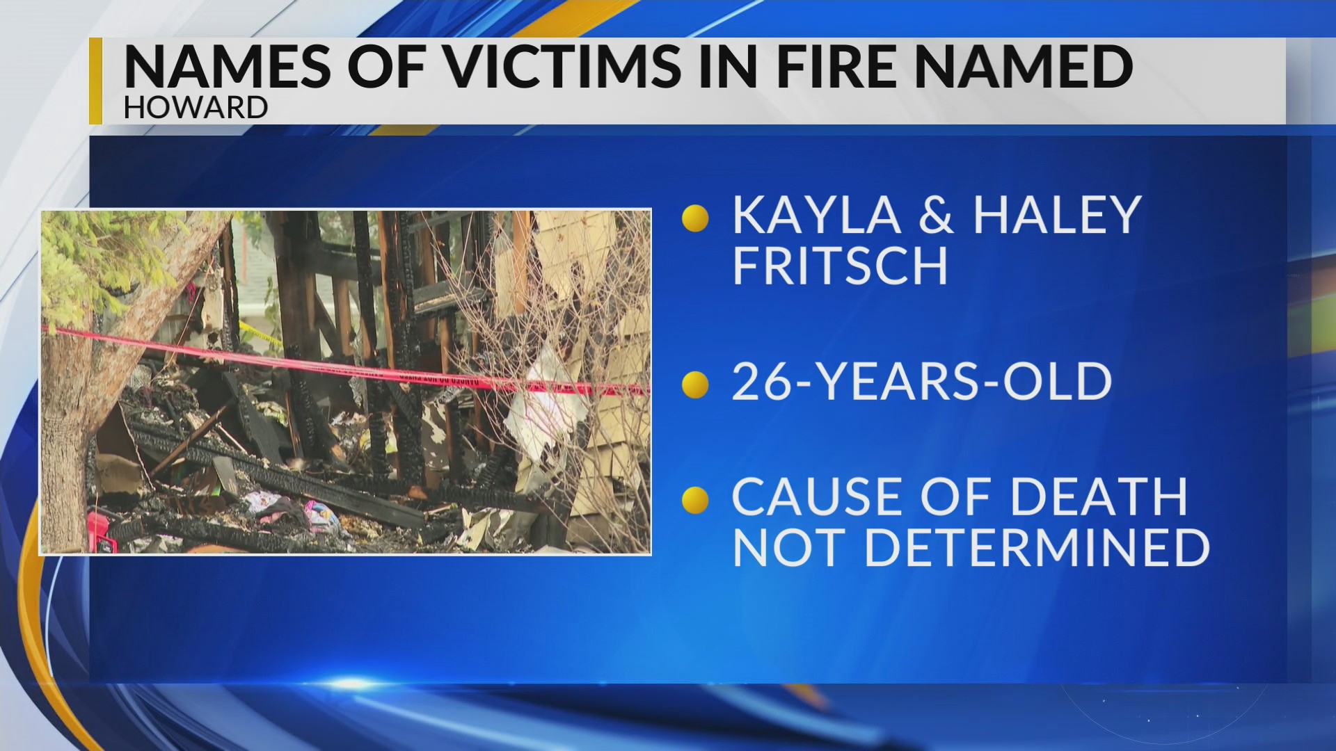 Twin sisters identified as victims in Howard house fire, cause of death ...