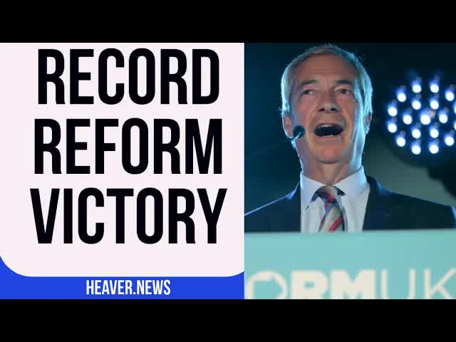 Reform Party's largest lead over Labour; vote tonight!