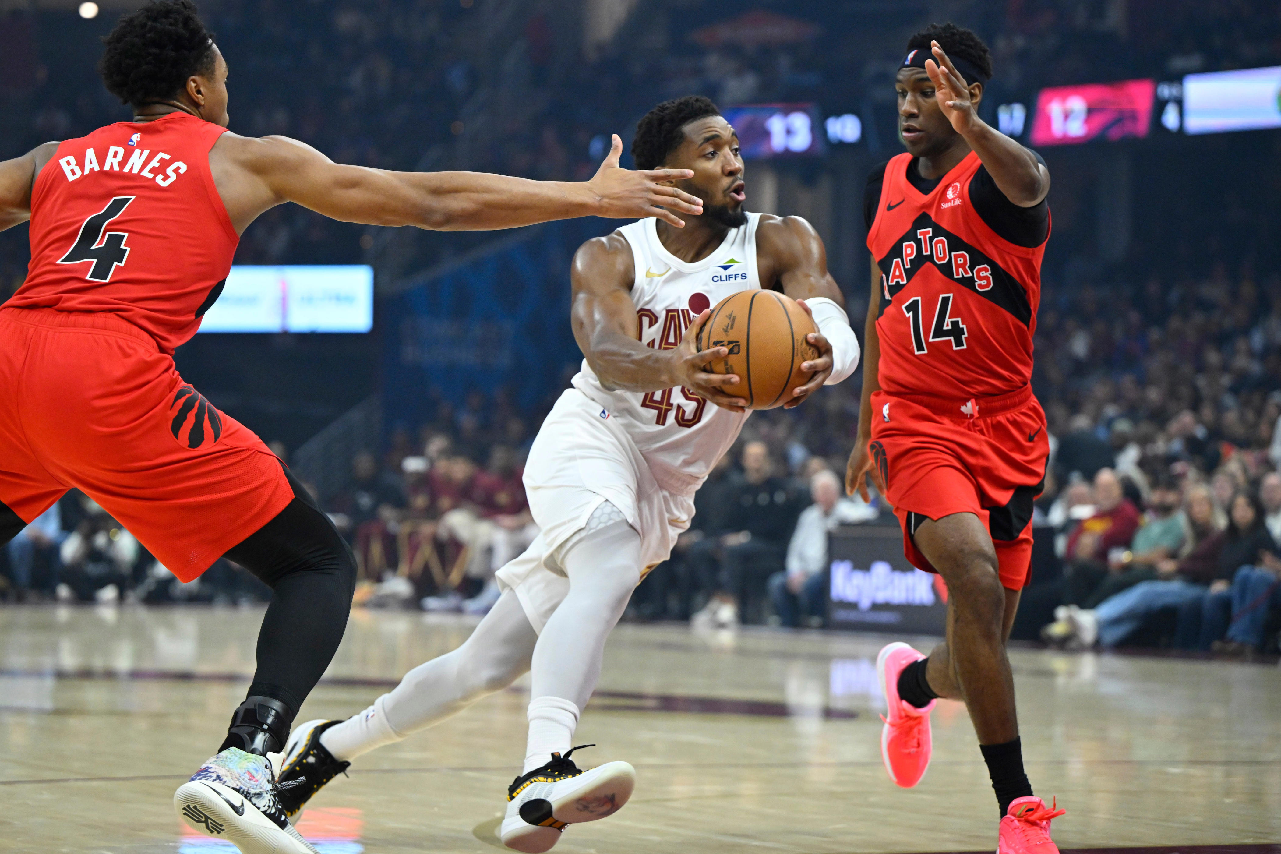 Cavs score, recap vs Raptors as Cleveland falls on second night of back ...