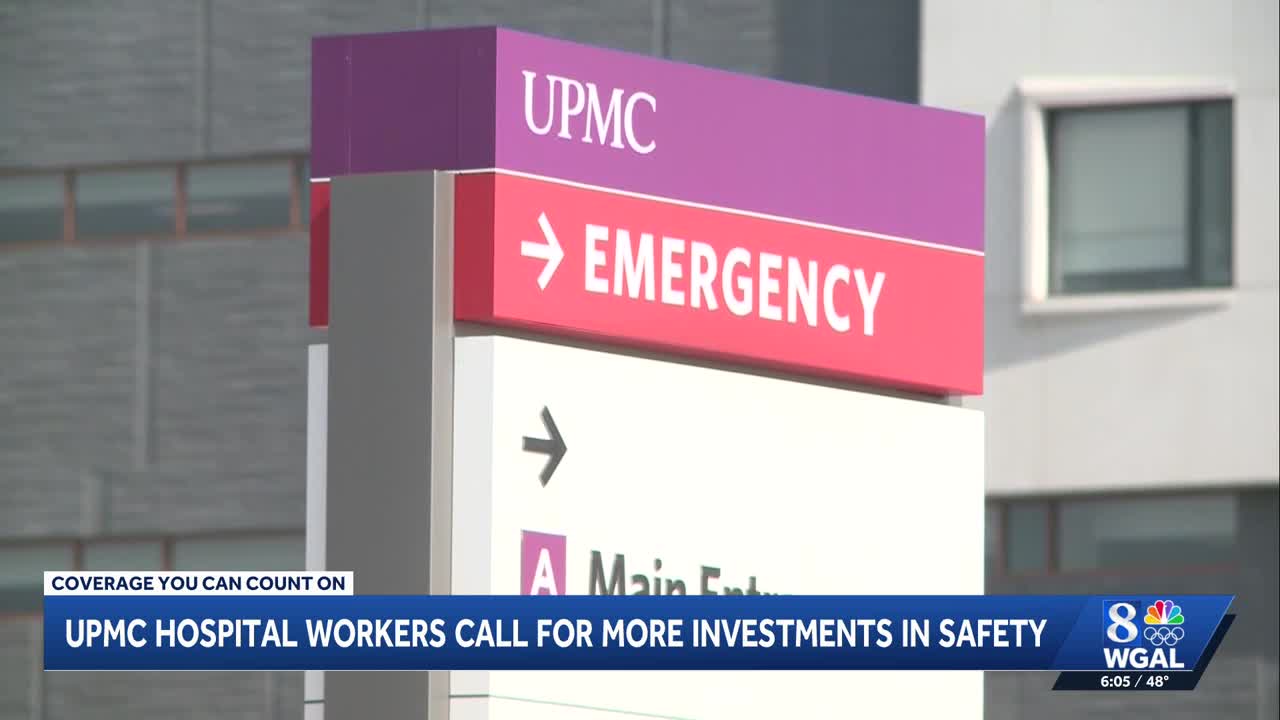 UPMC Hospital workers call for more investments in safety.