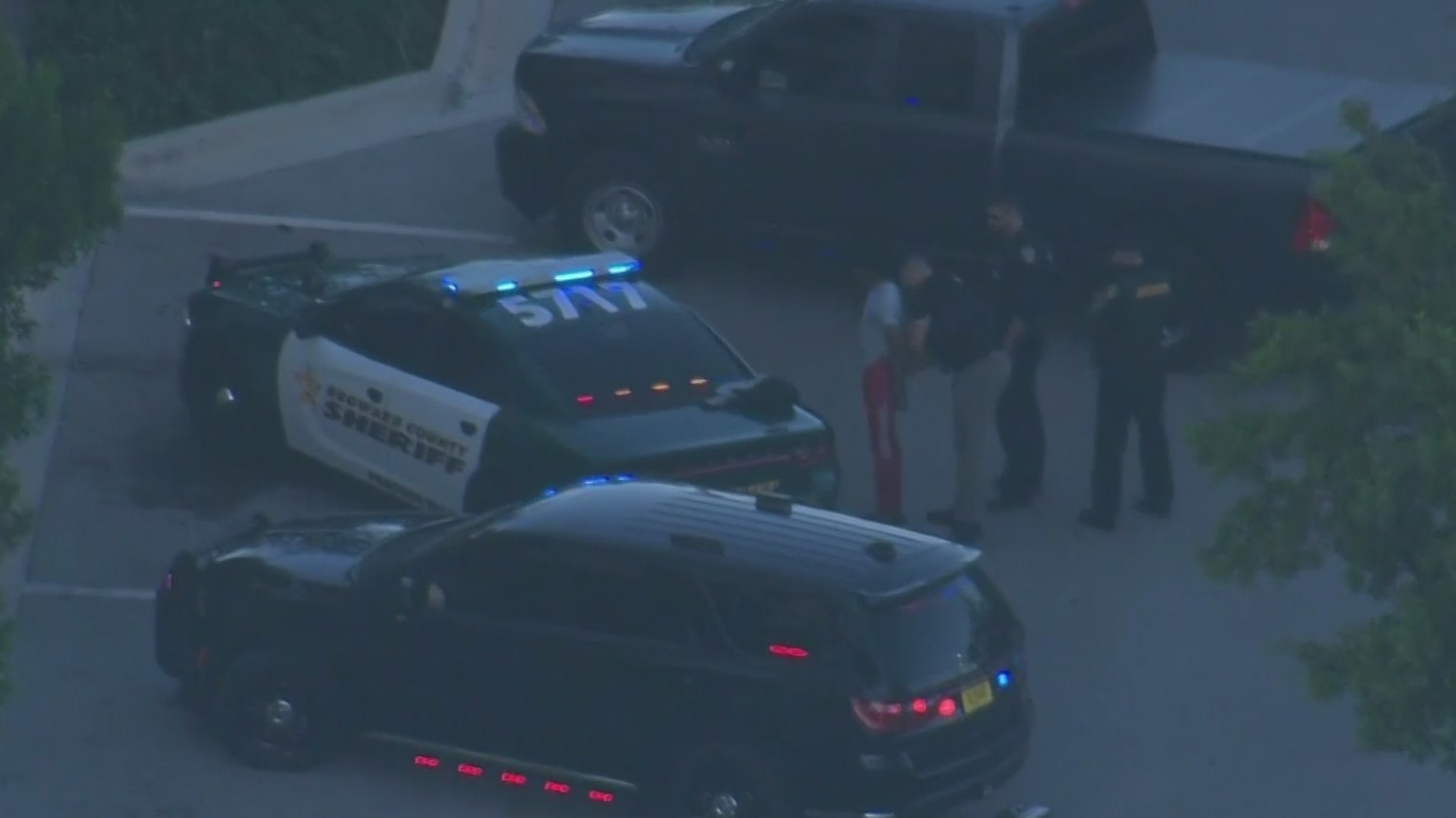 Massive police presence in Pompano Beach