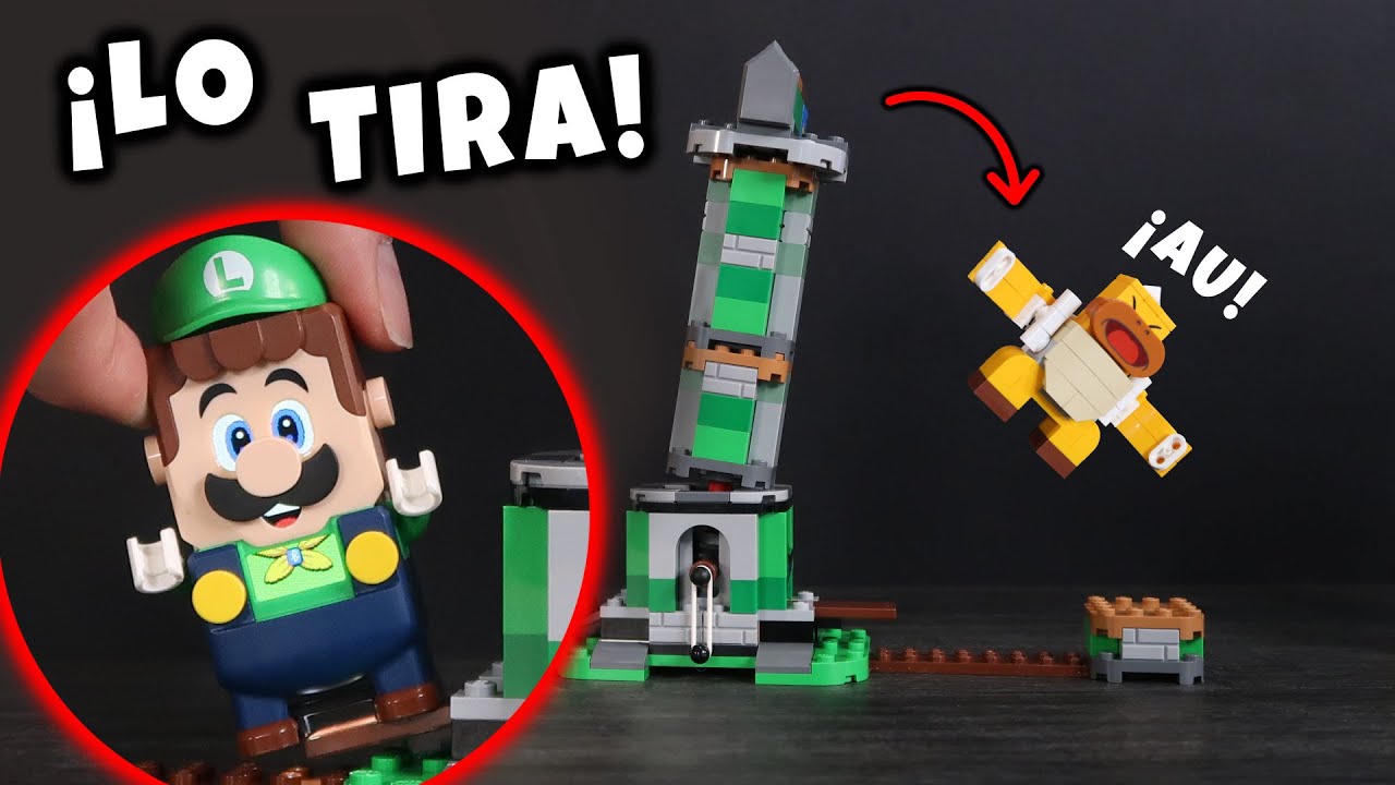 Luigi agita la torre ultra peligrosa de LEGO Super Mario 😱