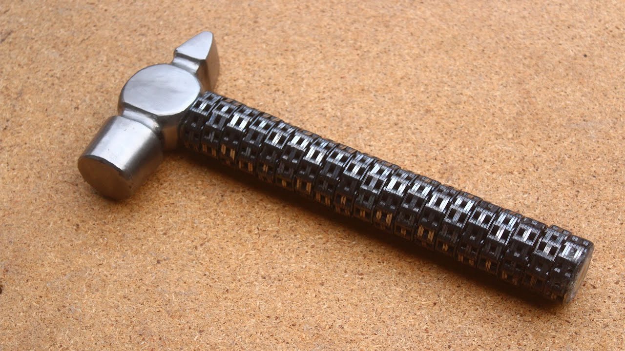 Old hammer restoration with surprising chain handle