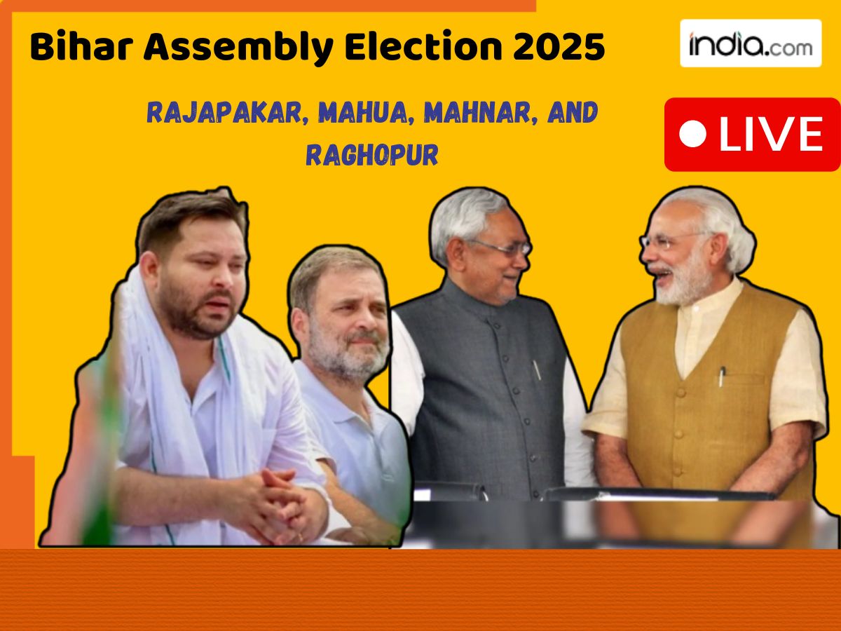 Bihar Assembly Election 2025 LIVE: Rajapakar, Mahua, Mahnar & Raghopur ...