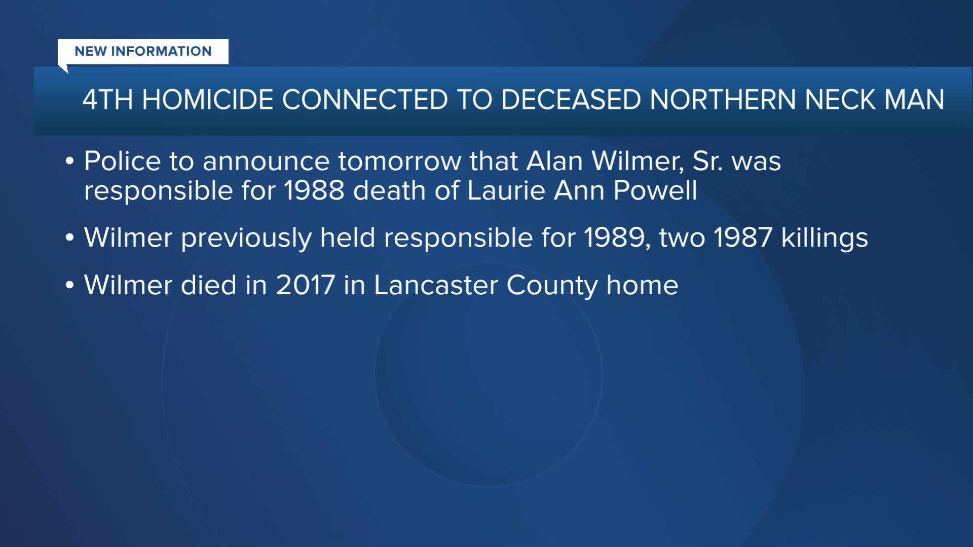 Police link deceased Virginia man to a fourth unsolved murder