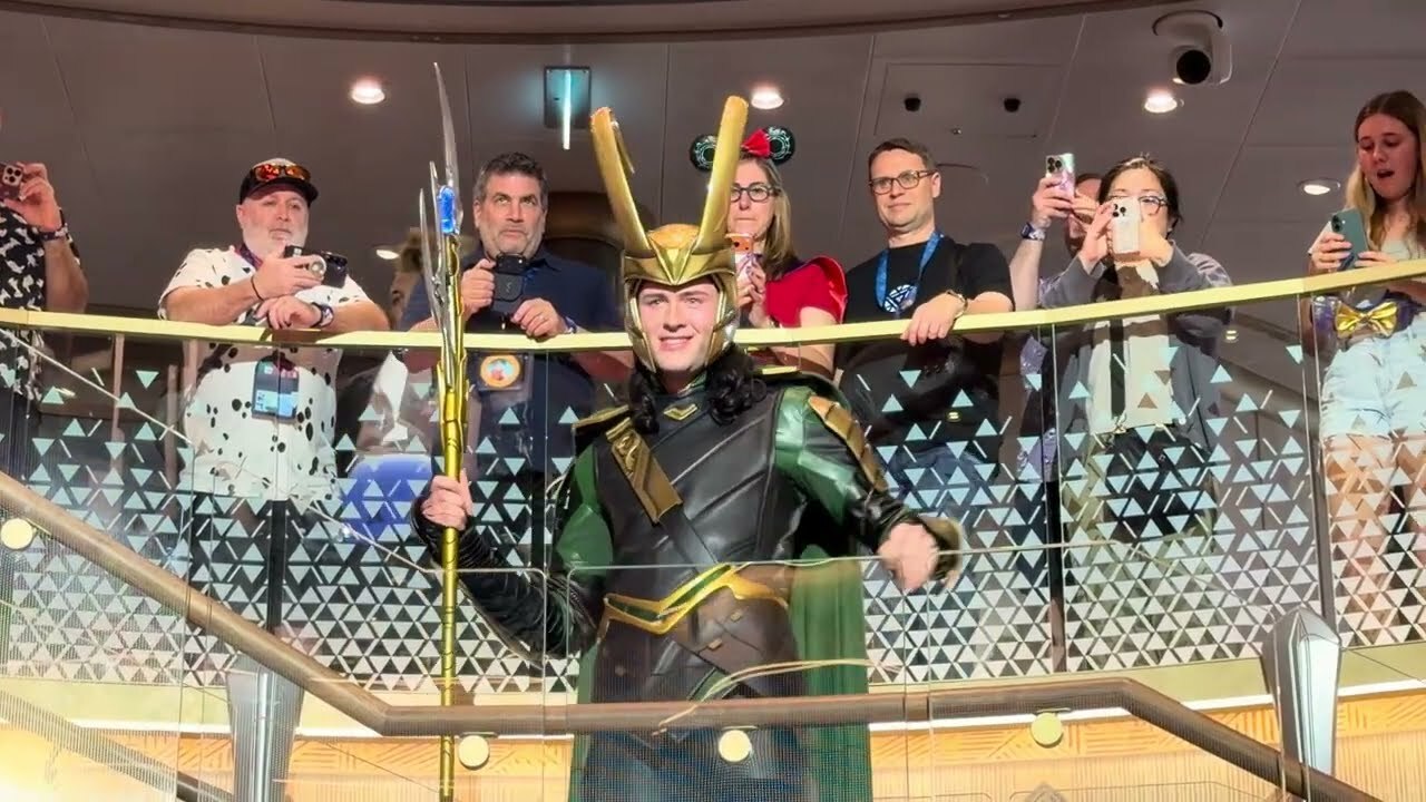 Loki Takes Over the Disney Destiny Cruise Ship