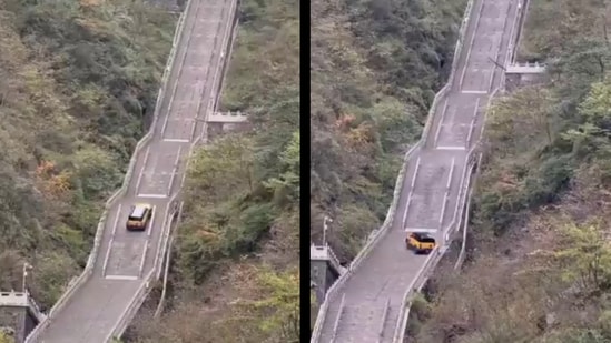 Chinese car fails to recreate Range Rover’s viral ‘Stairway to Heaven ...
