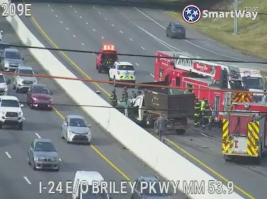 70-year-old man killed in I-24 crash near Briley Parkway