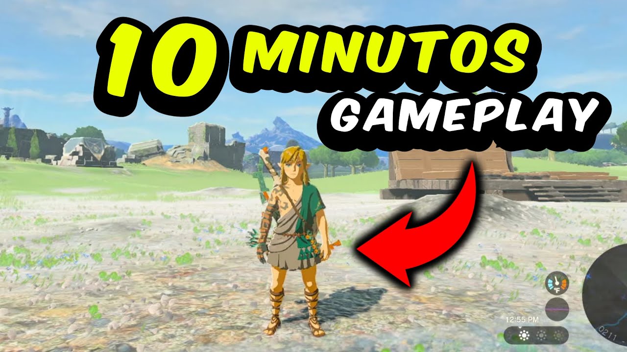 10 minutos de gameplay 🔥 Zelda Tears of the Kingdom 🔥 Nintendo Switch