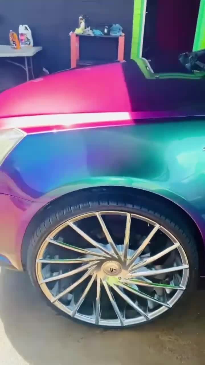 Outrageous Cadillac CTS coupe on 26’s