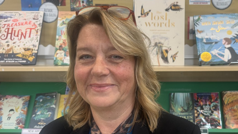 School librarian of the year emotional after win