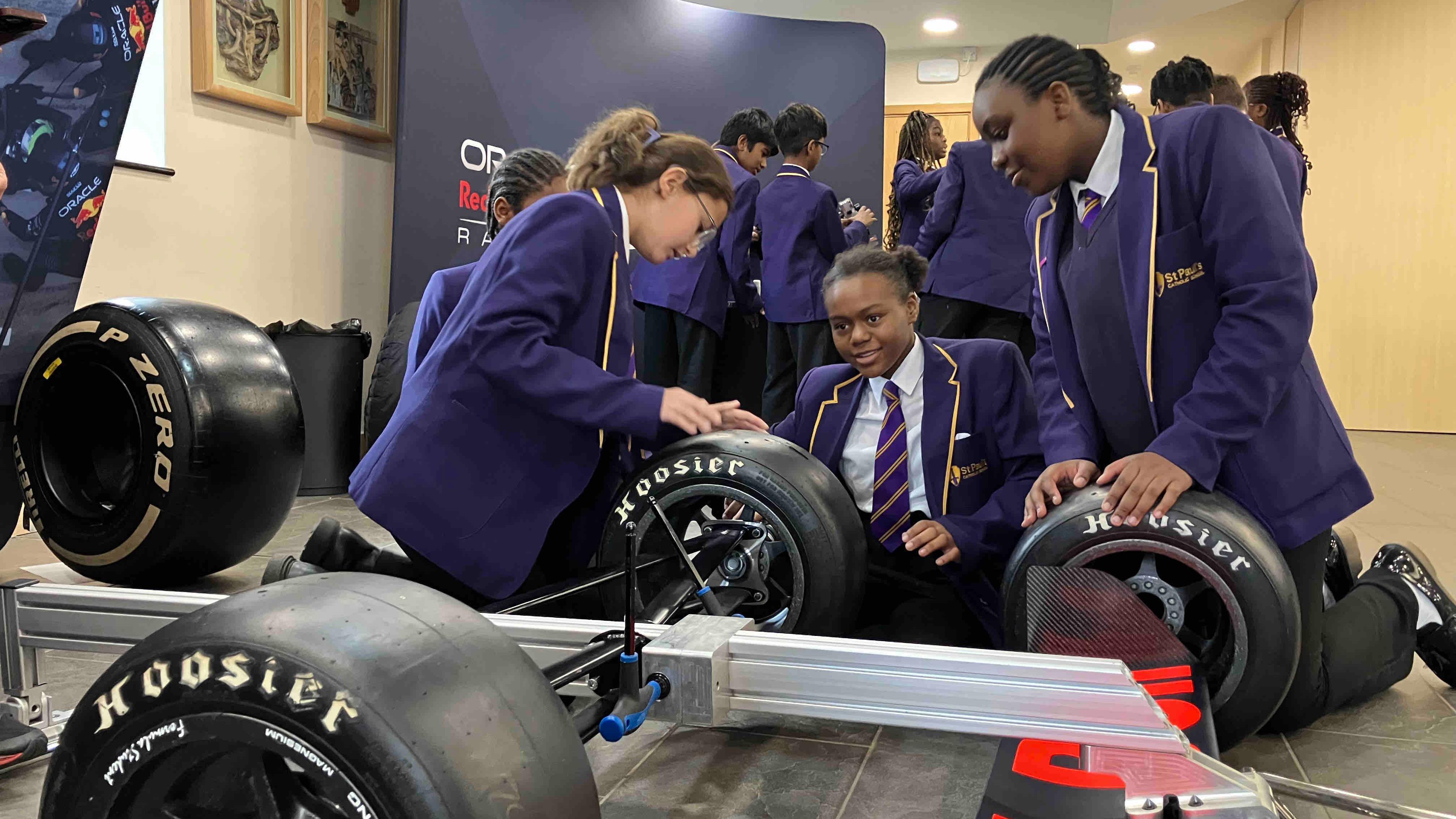 Thousands of pupils get a taste of F1 skills