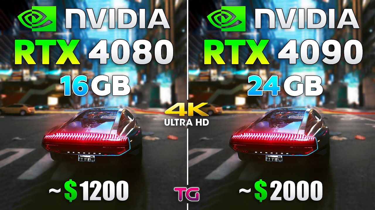 RTX 4080 vs RTX 4090 - How big is the difference in new games