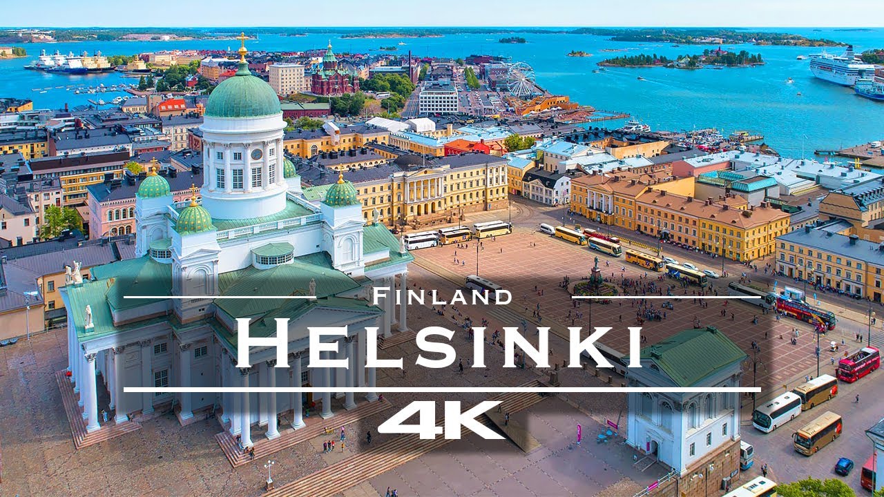 Helsinki, Finland in 4K: Stunning Drone Views