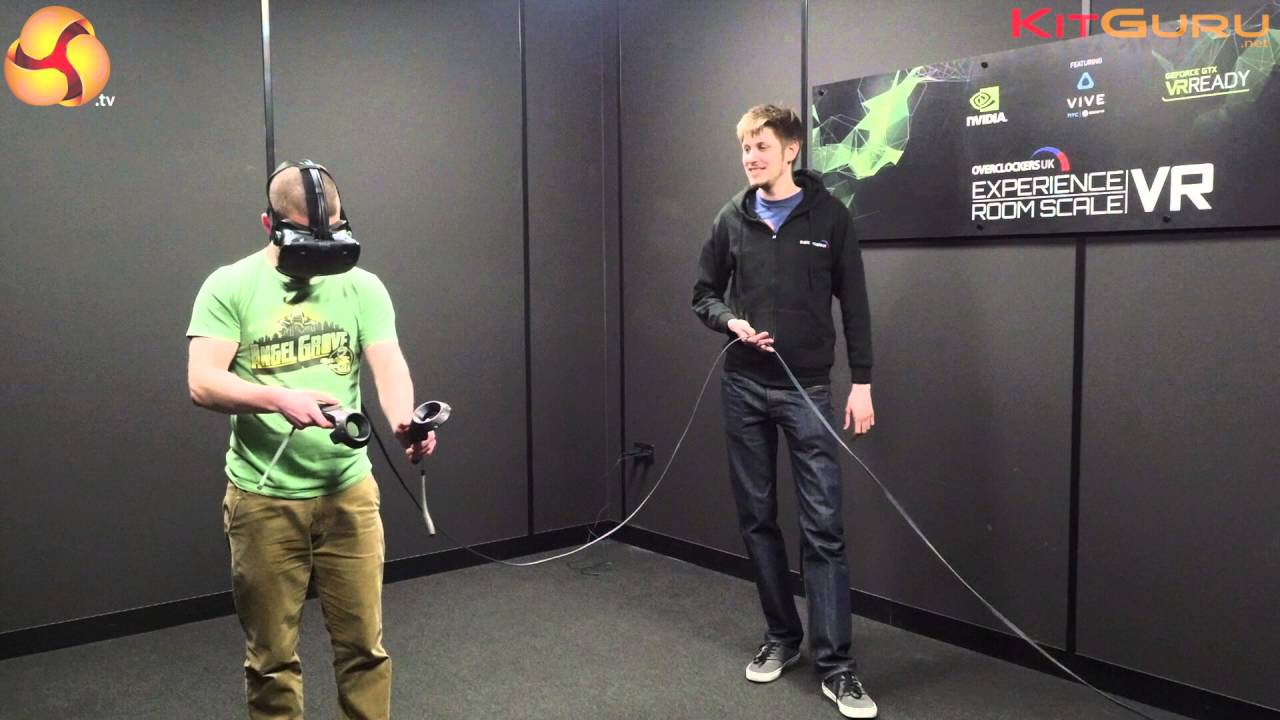 Overclockers UK VR room - in action