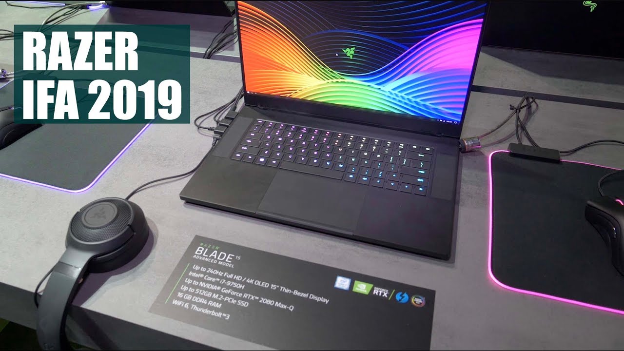 Razer at IFA 2019 - New 2019 laptops on show!