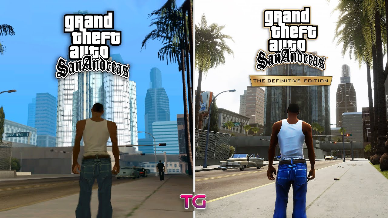 GTA San Andreas: Remastered vs Original - Graphics comparison