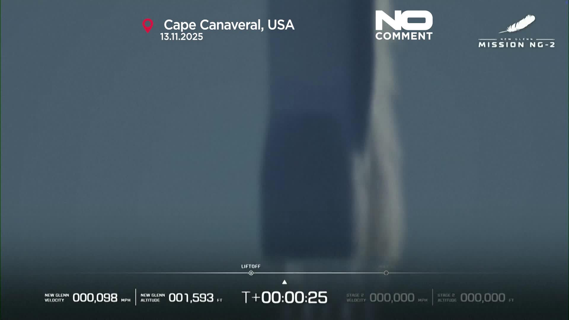 Blue Origin launches NASA’s twin Mars orbiters, lands booster for the ...