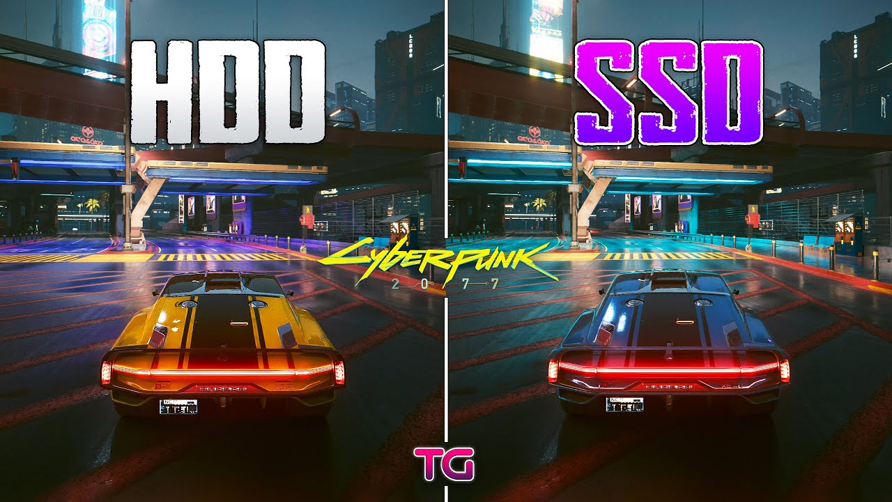 Cyberpunk 2077 Update 2.0 : HDD vs SSD