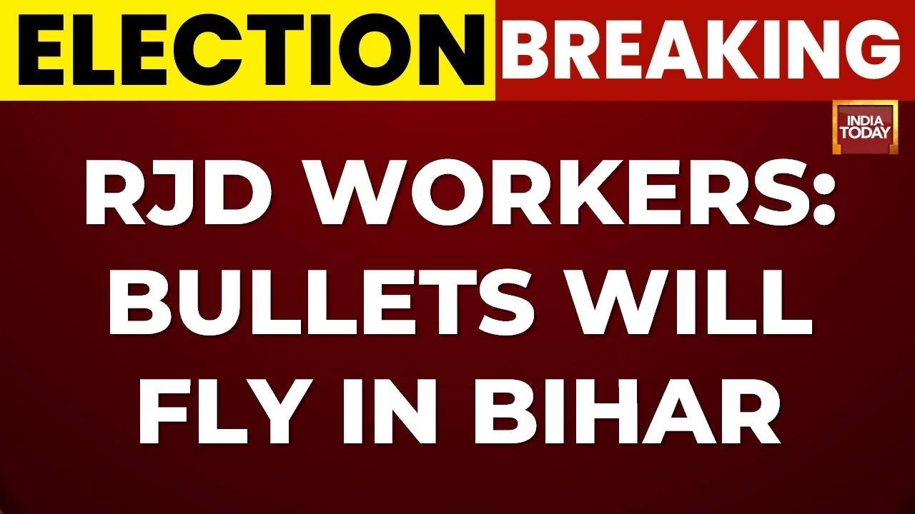 RJD Workers Threaten Violence Amid Bihar Poll Results, Warn 'Bullets ...