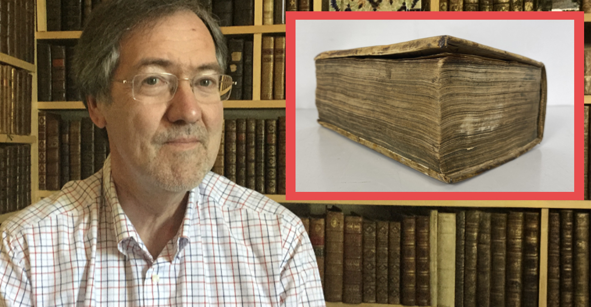 A worn old book found in a Michigan State University donation bin ...