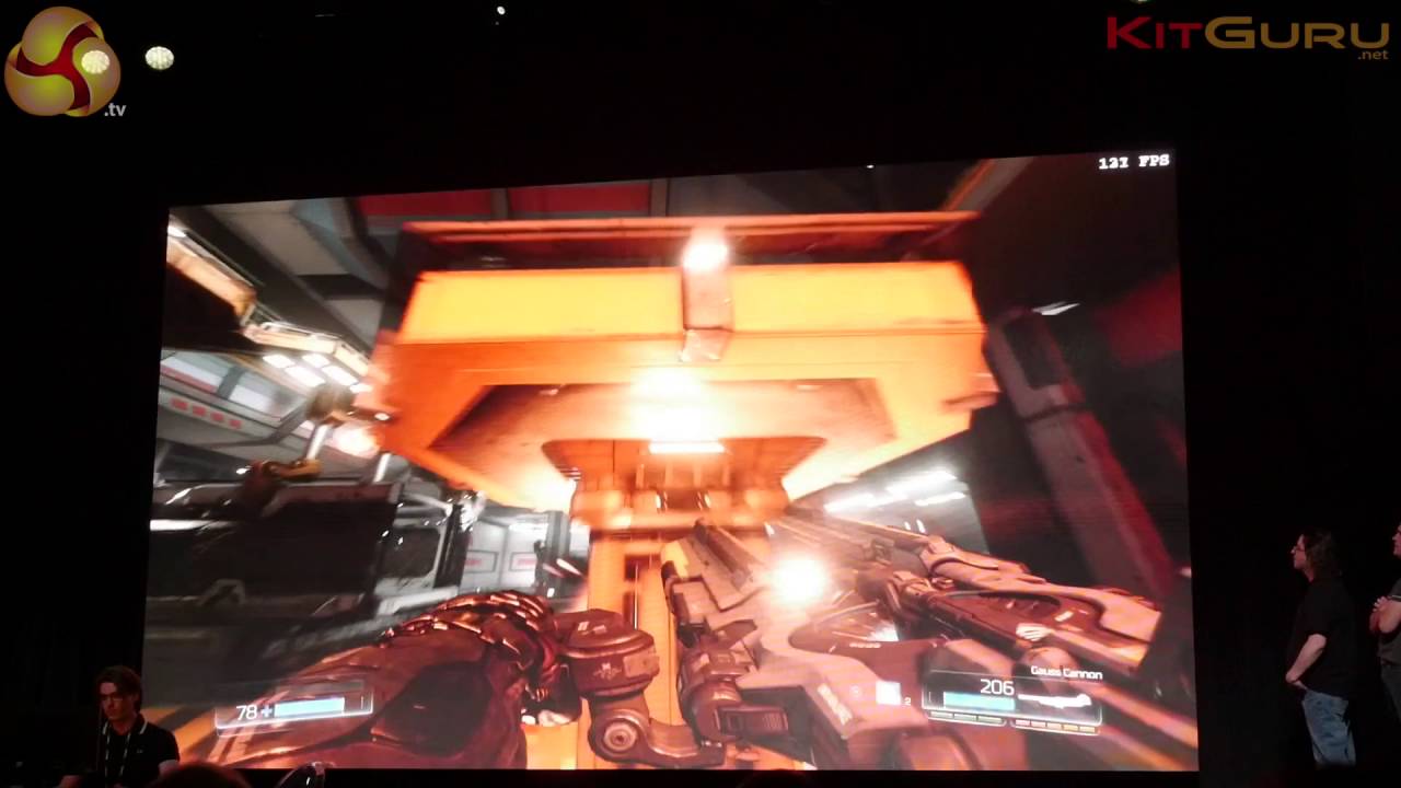 Doom (2016) running on Nvidia GTX1080