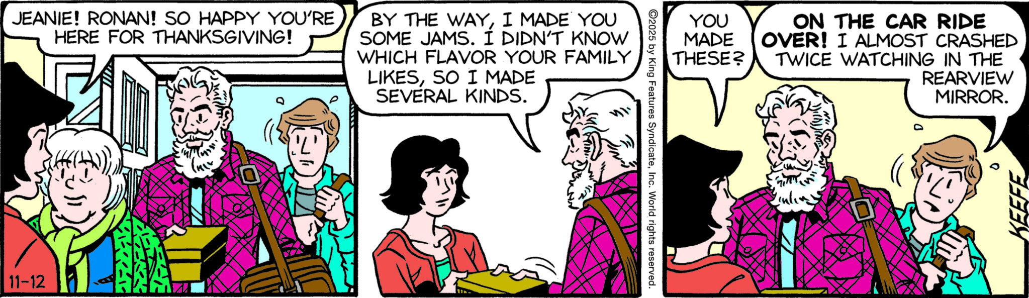 Sally Forth by Francesco Marciuliano; drawn by Jim Keefe